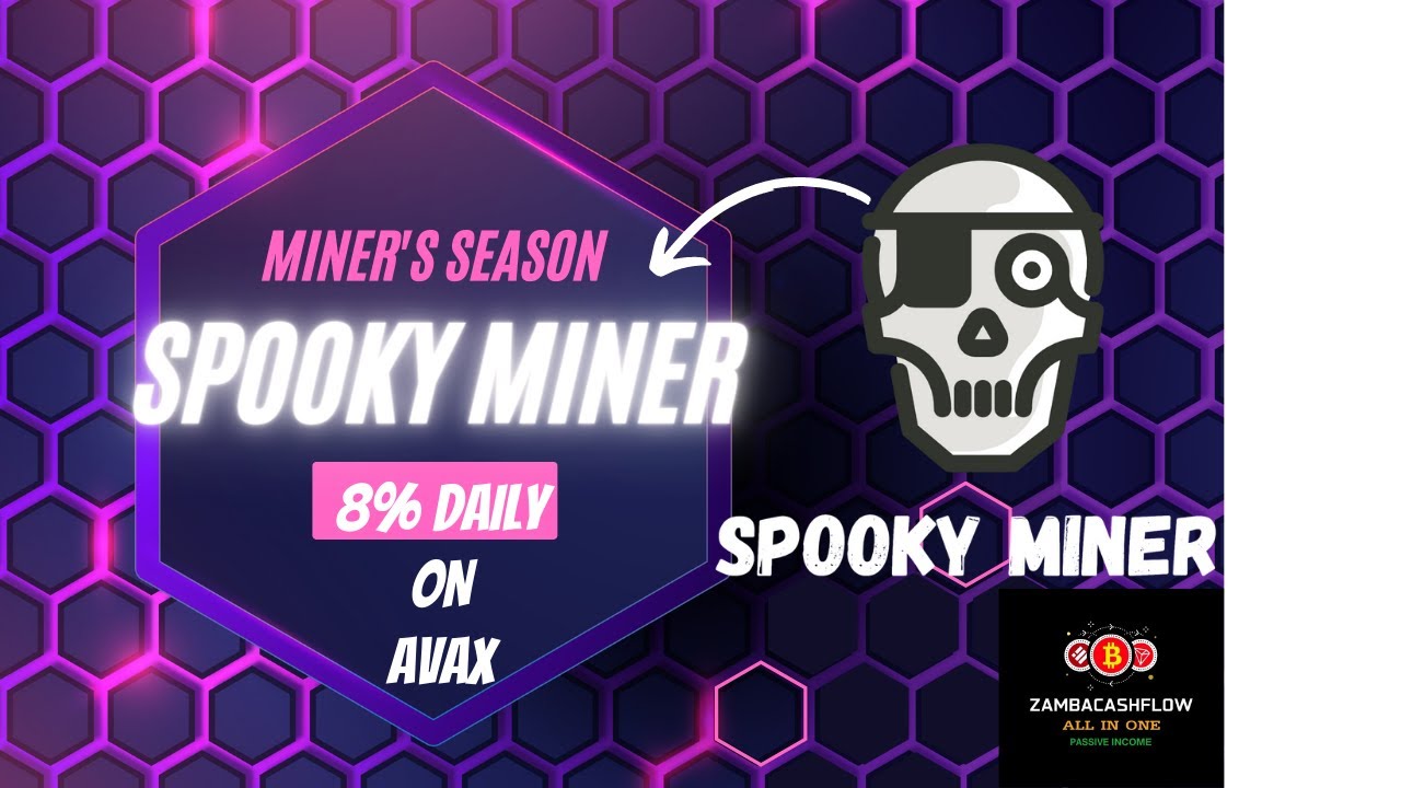 SPOOKY MINER ON AVAX LAUNCHING SOON CHECK IT OUT , STAY TUNE BUSDCROP ...