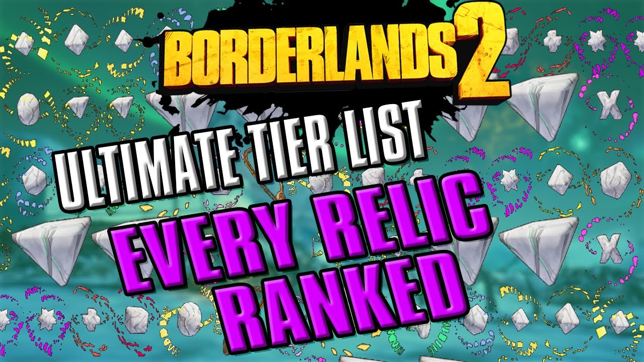 I Ranked EVERY UNIQUE Relic in Borderlands 2 - YouTube