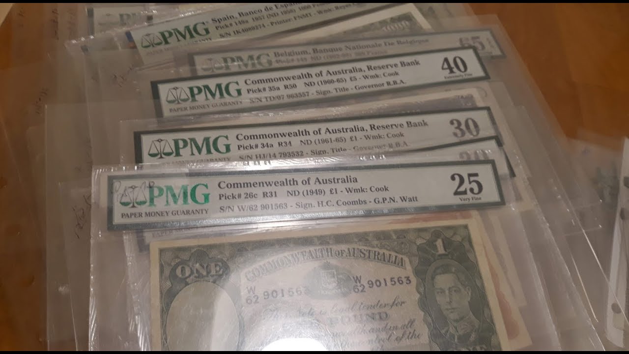 #110 World Old PMG Grading Banknote Collection - Jun 20. 2024 #pmg # ...