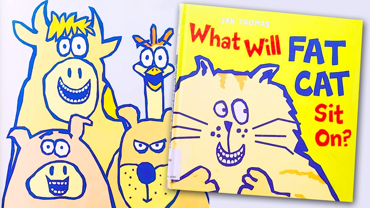 What Will Fat Cat sit on? 🍎 Read aloud books for preschool & toddlers ...