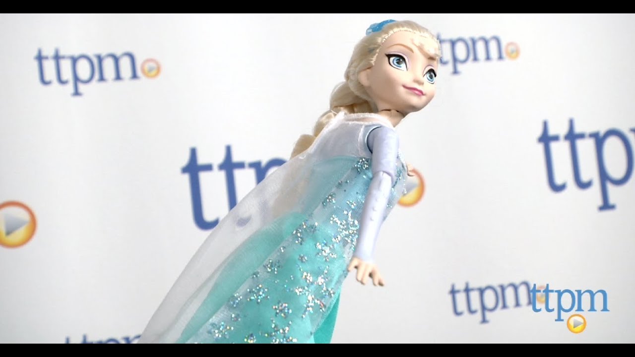 Disney Frozen Ice Skating Elsa from Mattel - YouTube