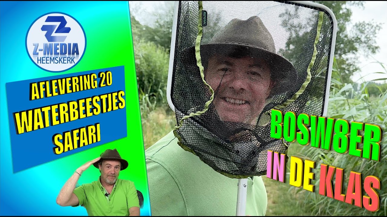 Bosw8er in de Klas: Waterbeestjes Safari (aflevering 20) 4k - YouTube