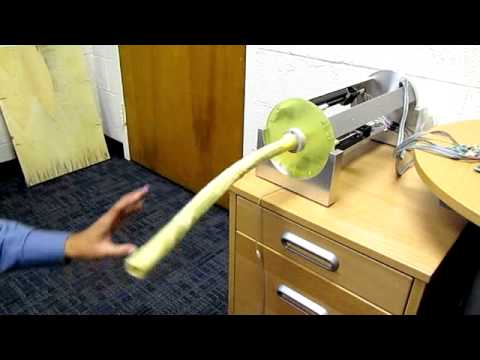 Variable stiffness tubular layer jamming structure - DragonFoot - YouTube