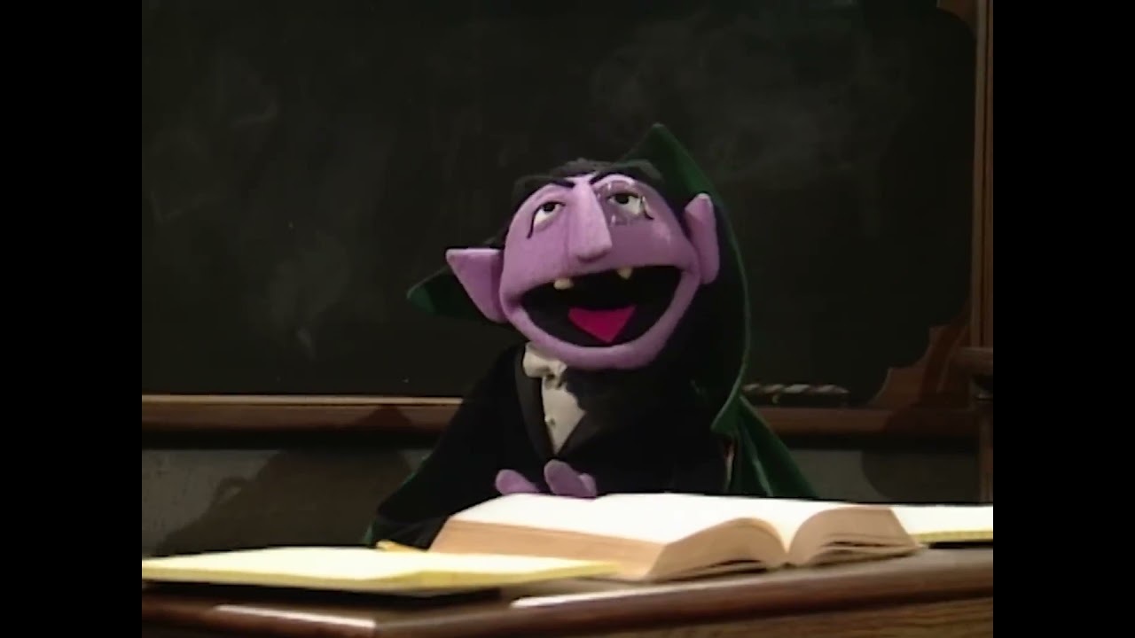 Sesamstraat (10 Voor, Sesame Street) - The Count's Counting School ...
