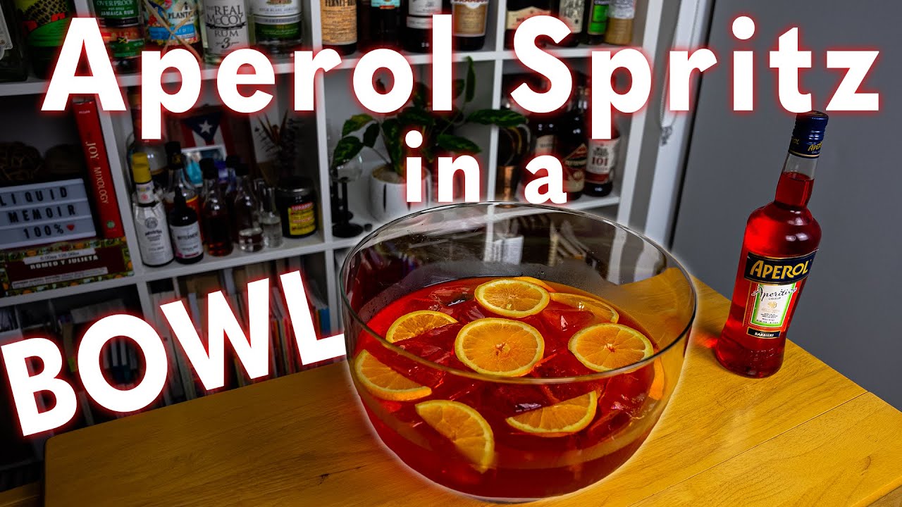Make this for your next house Party | Aperol Spritz - YouTube