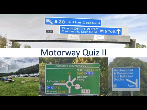 Motorway Quiz 2 of the UK's Motorways - YouTube