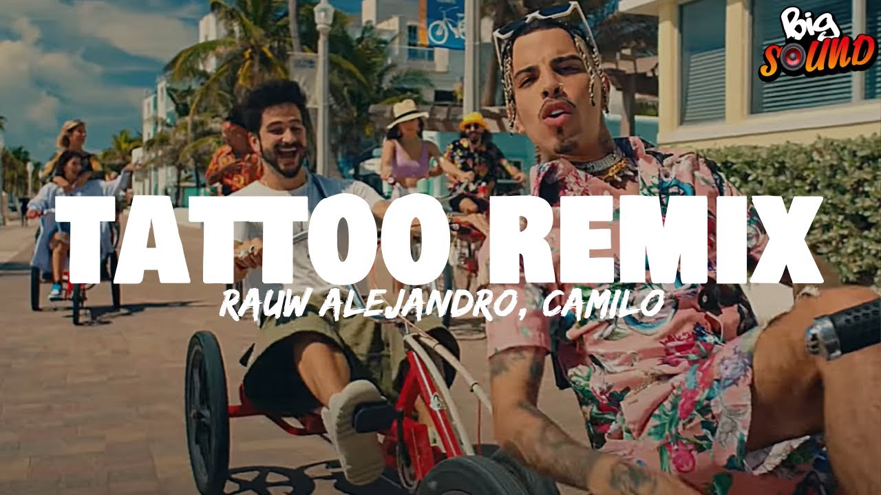 Rauw Alejandro & Camilo - Tattoo Remix (Letra) - YouTube