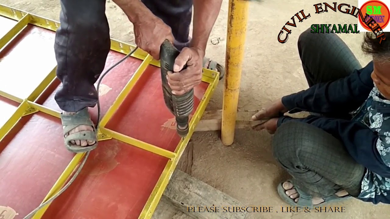 Shuttering board making - YouTube