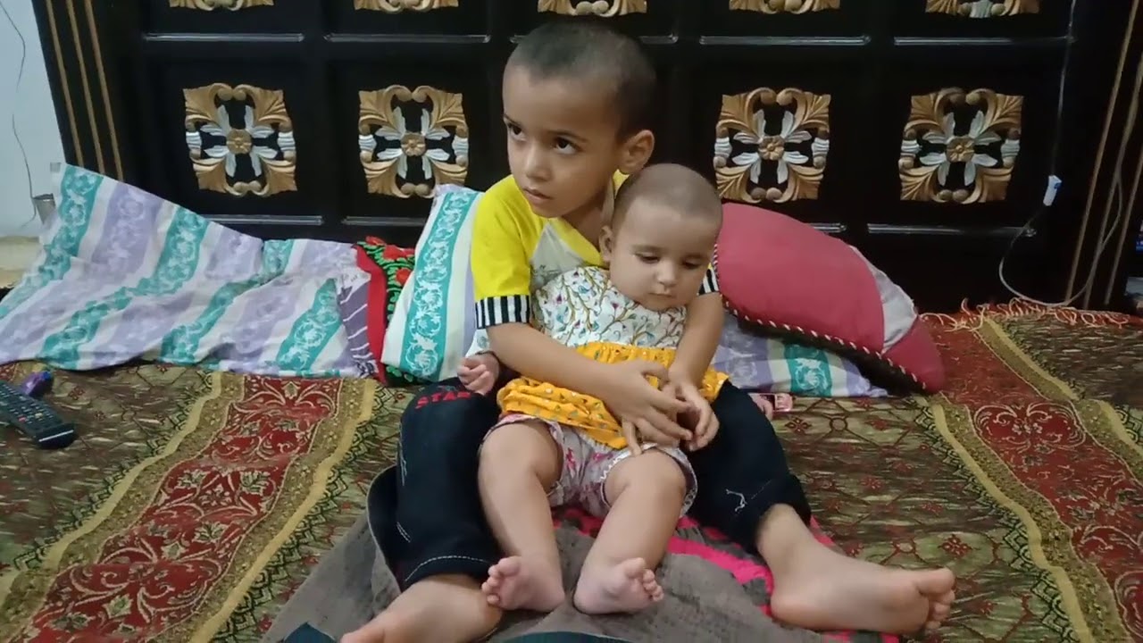 Arisha and asmar|| watching tv|| || cute kids|| Asmar, arisha - YouTube