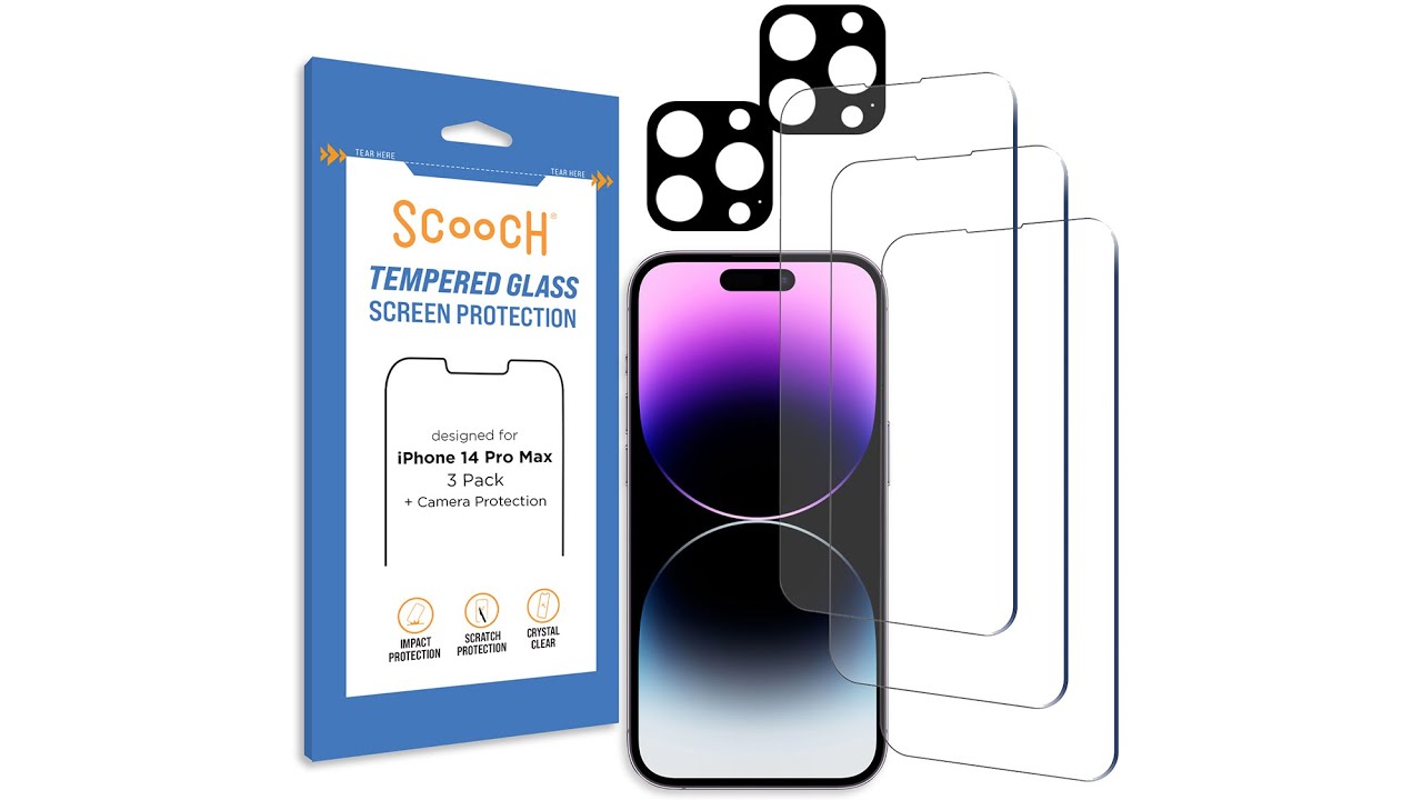 Scooch 5-in-1 Screen + Camera Protector - Installation - YouTube