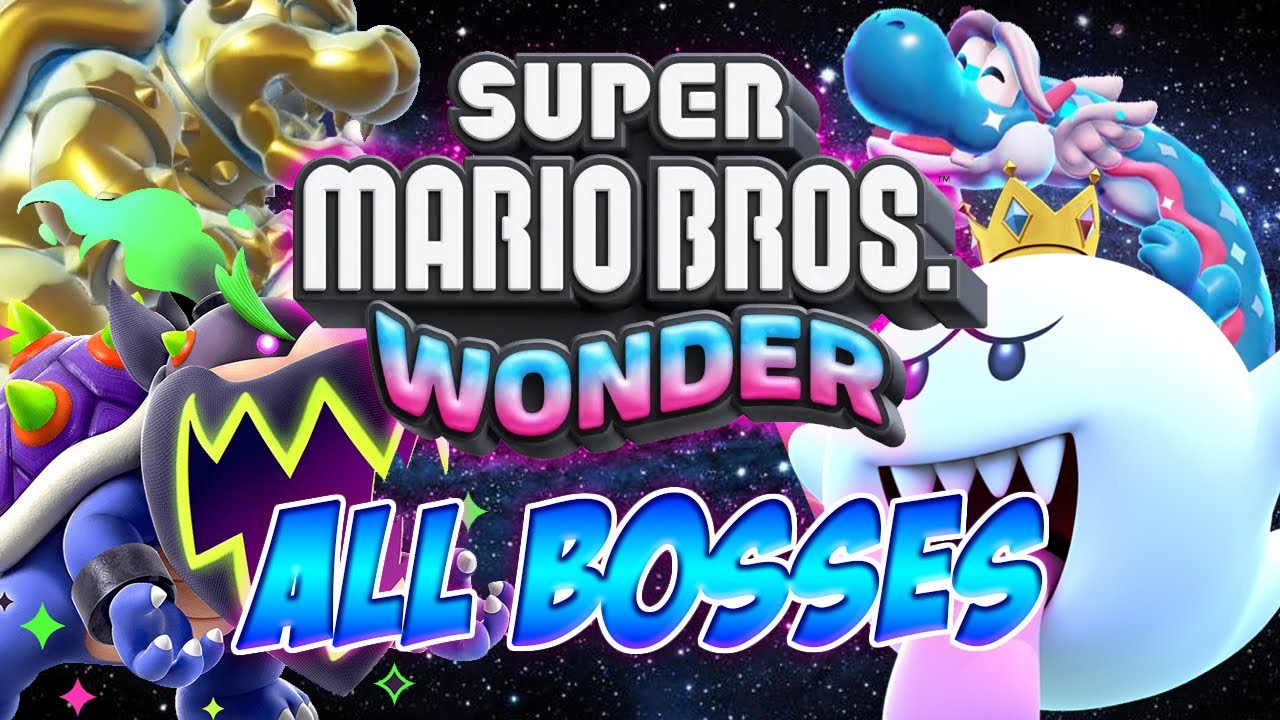All Bosses | Super Mario Bros. Wonder | Gameplay Part #8 - YouTube