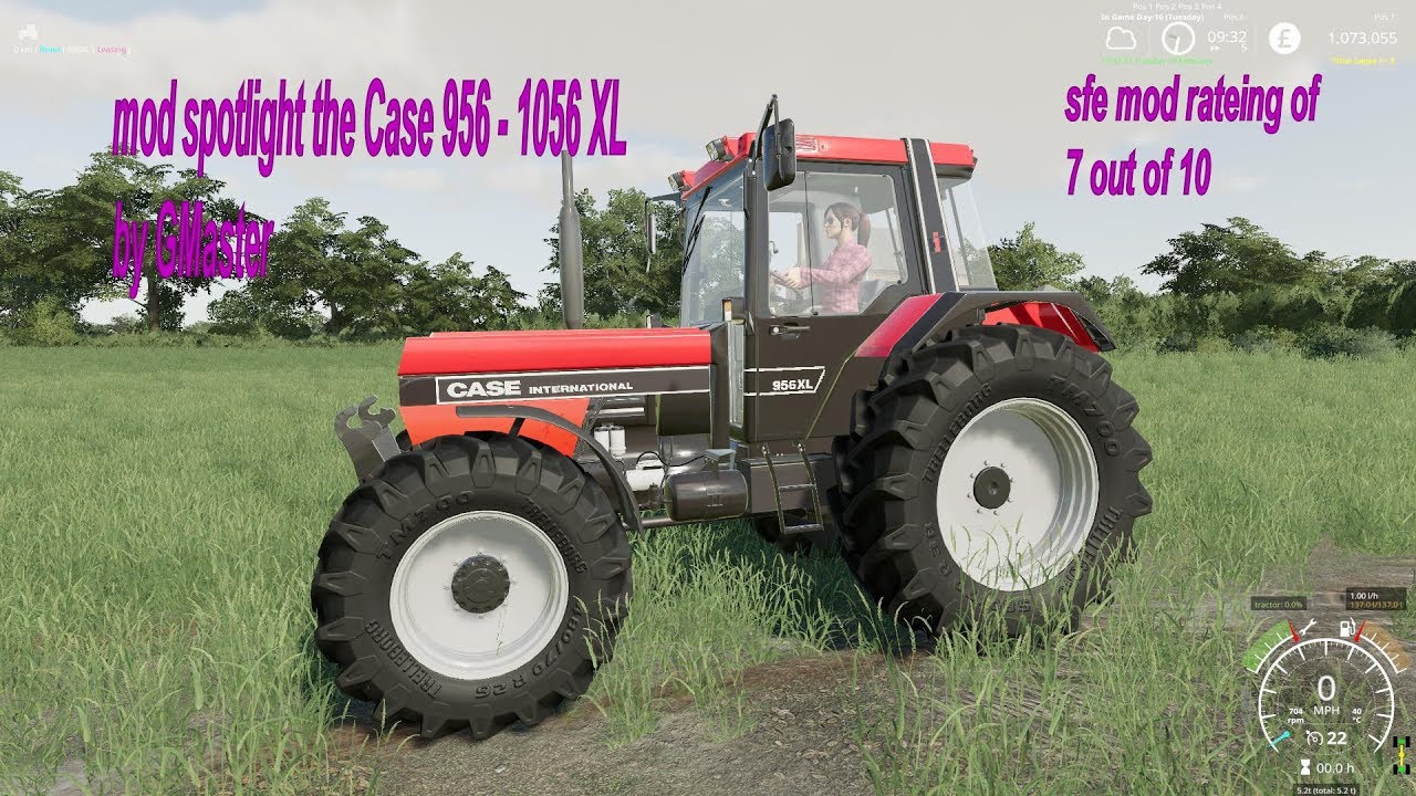 farming simulator 19 mod spotlight the Case 956 - 1056 XL by GMaster ...