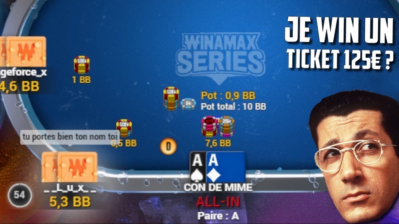 S'il jette ses cartes, je suis qualifié au 💸 Million Event 125€ 💸 - YouTube