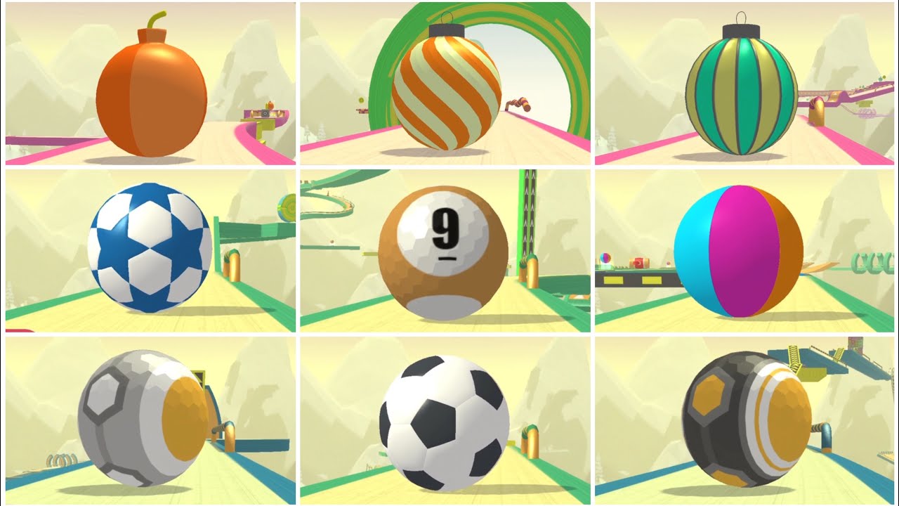 Action balls exciting gameplay - awesome 9 balls playing - walkthrough ...
