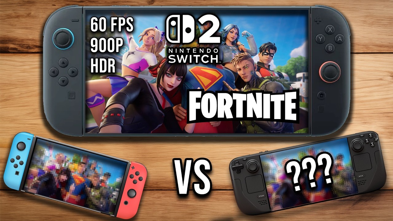 Fortnite on Switch 2 is amazing + Switch 1 & Steam Deck Performance ...