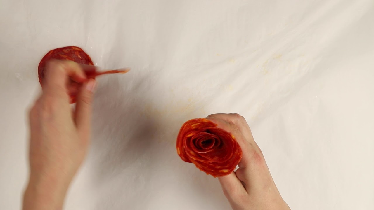 How to make Meat Flowers: Spanish Chorizo - YouTube