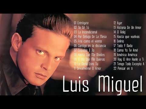 Luis Miguel 2026 💖 Mejores Canciones Éxitos || Luis Miguel Mix Lo Mejor todos Los Tiempos