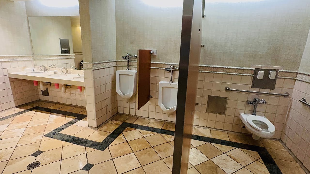 Men’s + Women’s Restroom Tour Kohler Kingston Toilet & Stanwell Urinal ...