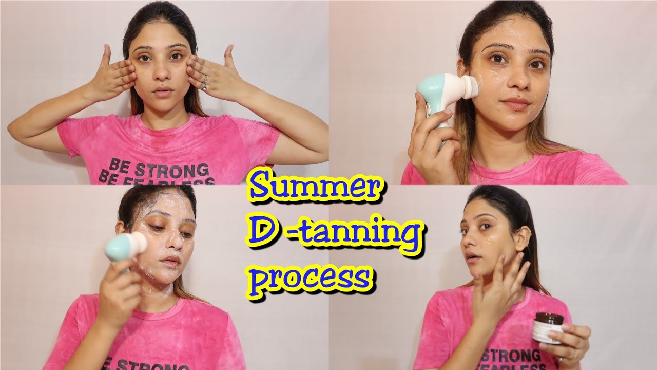 Teenage Girls summer D- Tanning process || shystyles - YouTube