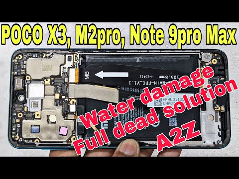 POCO X3, M2 Pro, Redmi note 9 Pro Max water damage dead solution