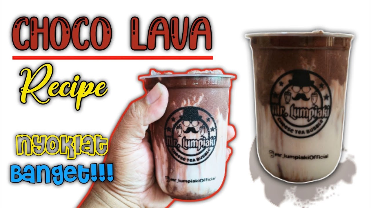 RESEP CHOCO LAVA || MINUMAN KEKINIAN YANG NYOKLAT BANGET - YouTube