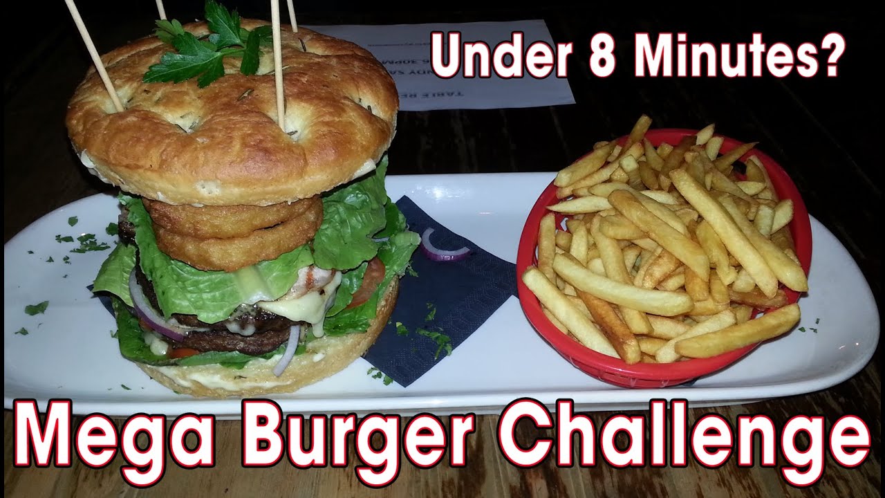 MEGA CHEESEBURGER CHALLENGE in Leeds, England!! - YouTube