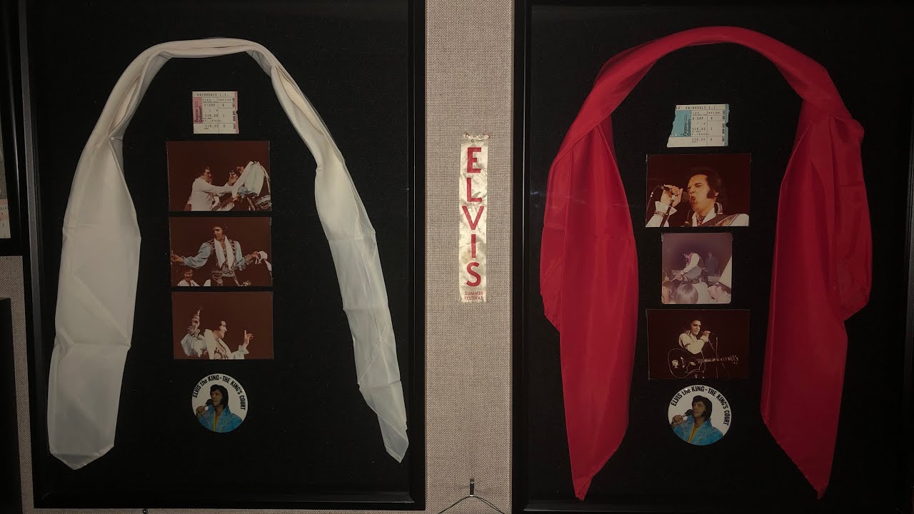 RARE Elvis Presley Scarf - Autograph - Backstage Pass Collection. The ...