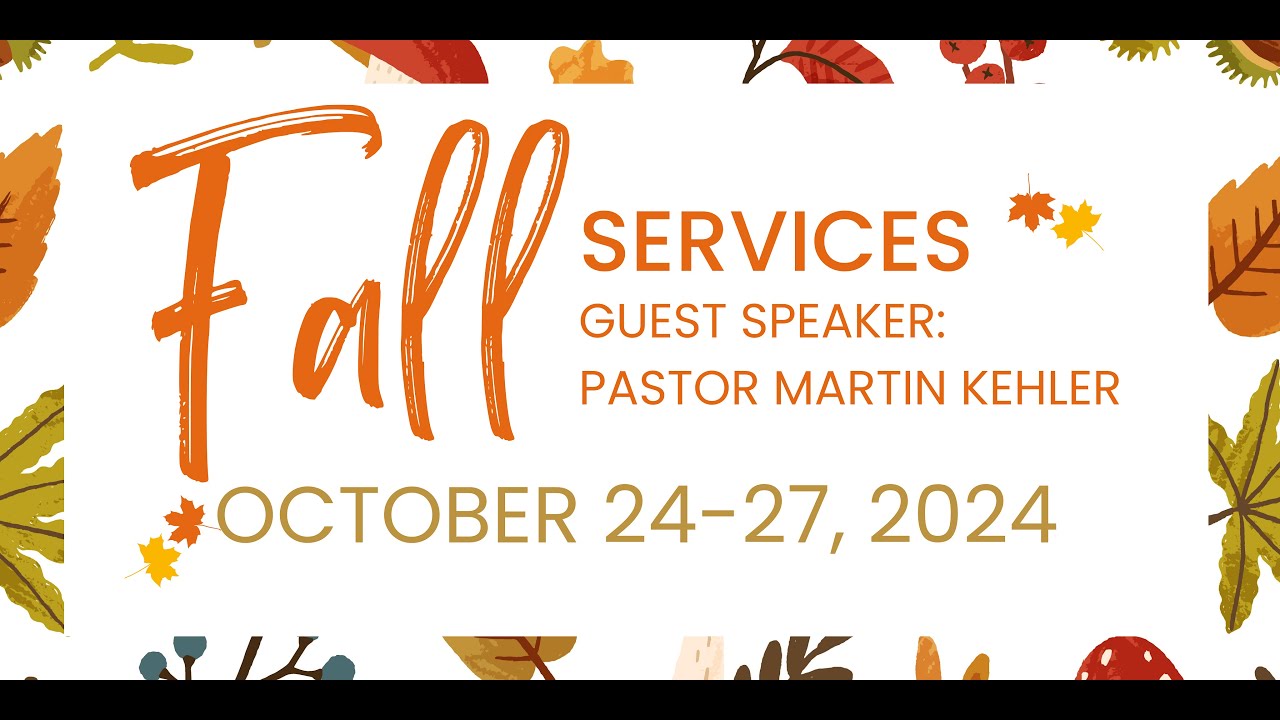 Fall Service | October 25, 2024 - YouTube