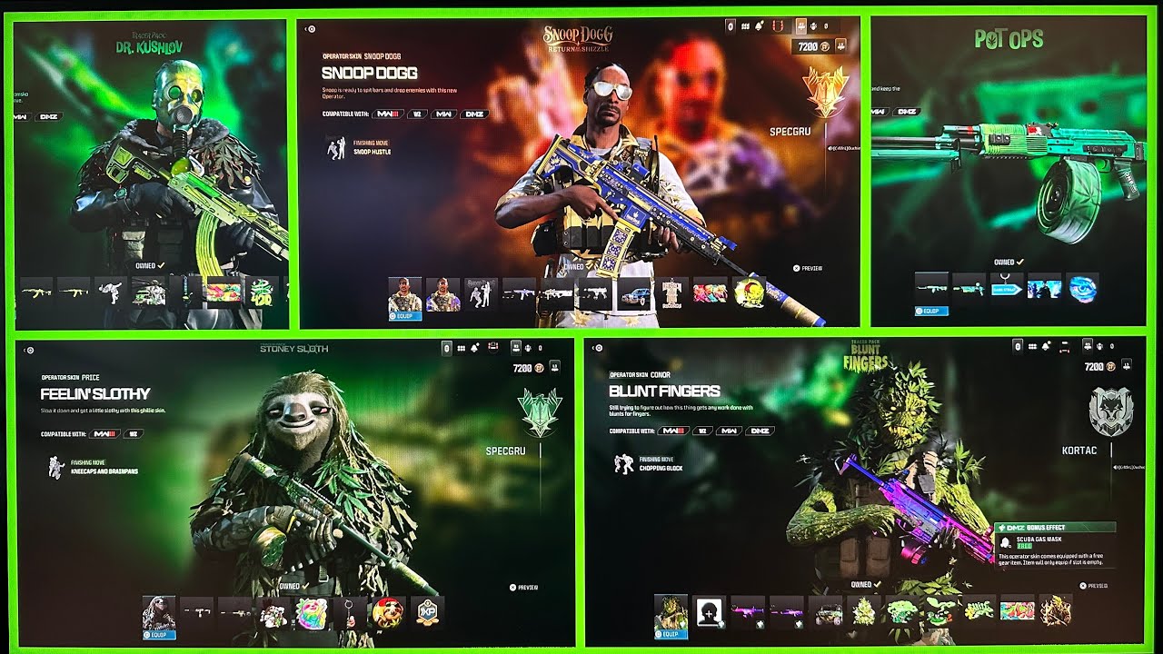 MW3 420 Bundles and Tracer Packs Available in COD Store 🥴 - YouTube