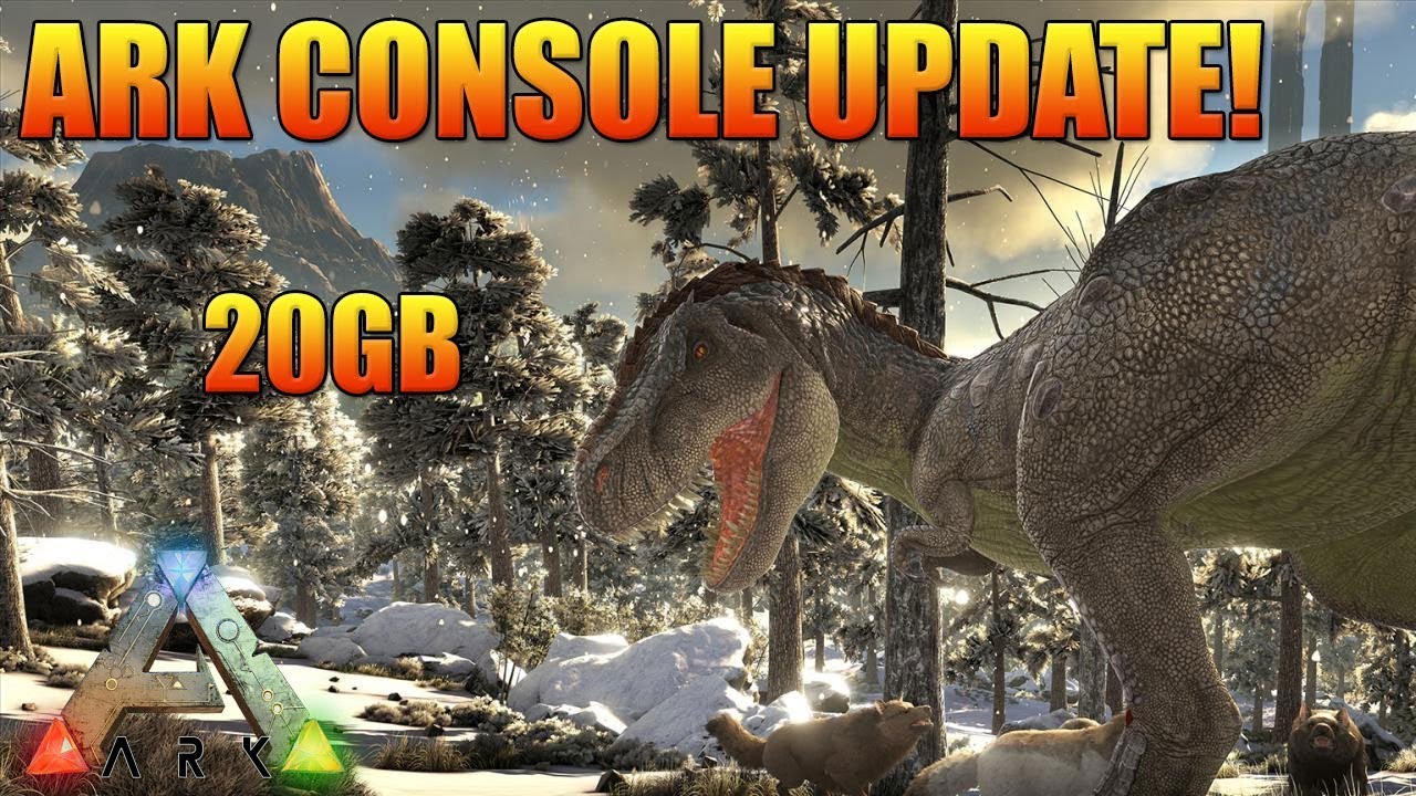 ARK CONSOLE UPDATE IS LIVE - BUT WHERE IS XBOX? - 20GB! - YouTube