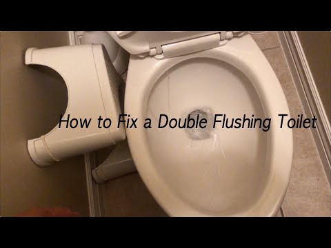 Double Flushing Toilet Fix (Stops Flushing Twice) Guide