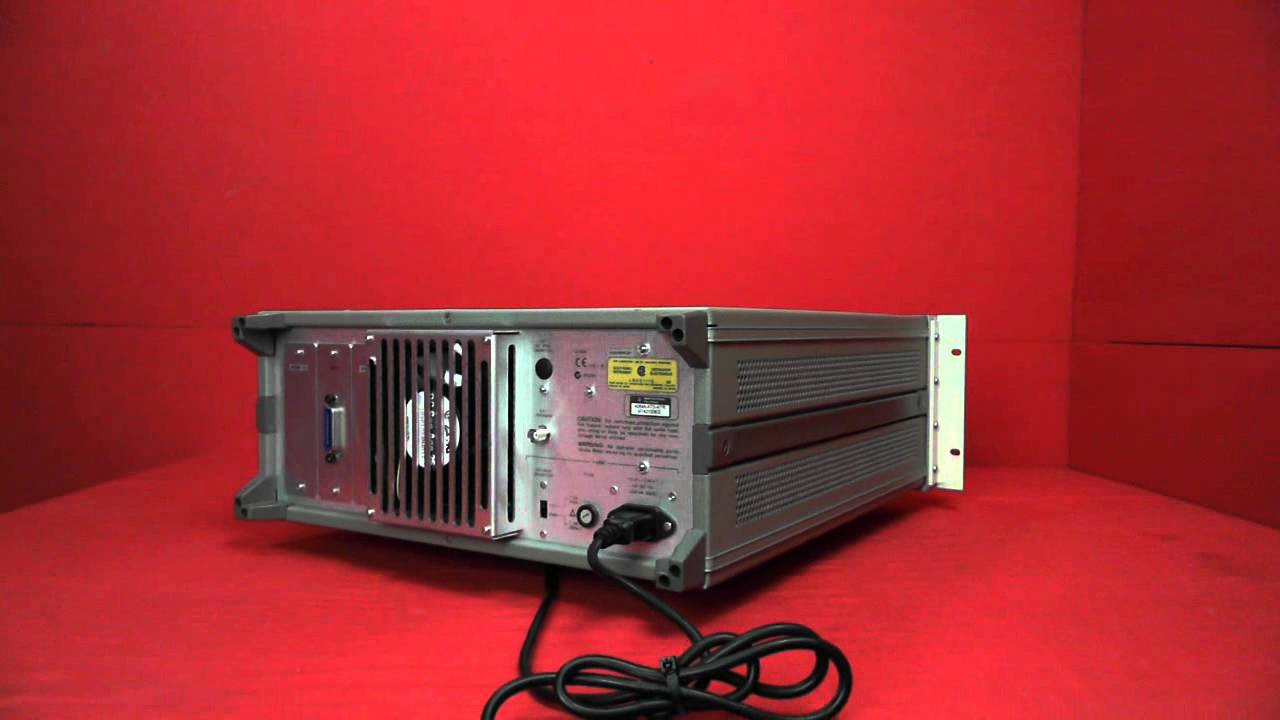 Agilent 4284A Precision LCR Meter, 20 Hz to 1 MHz, For Sale - YouTube