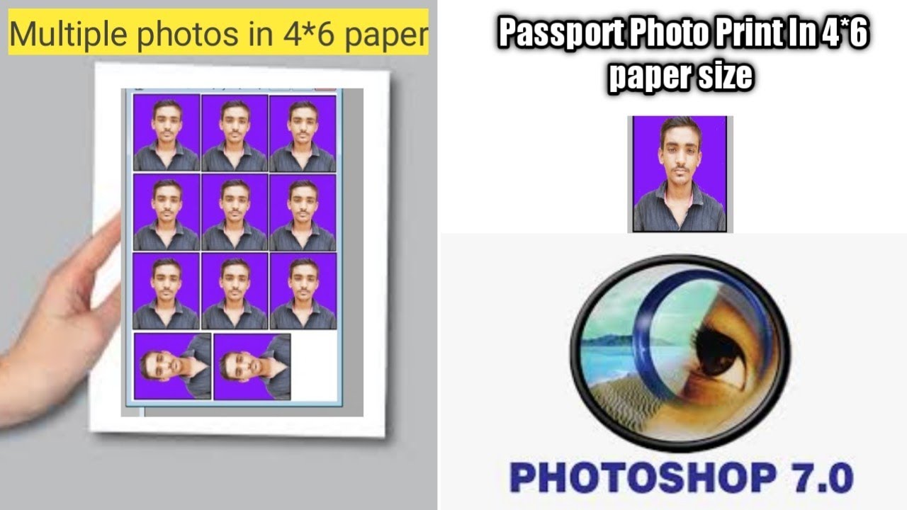 Multiple Photo Print In 4 6 Photopaper Size Multiple Passport Size Multiple Photo Print In 4 6 Photopaper Size Multiple Passport Size