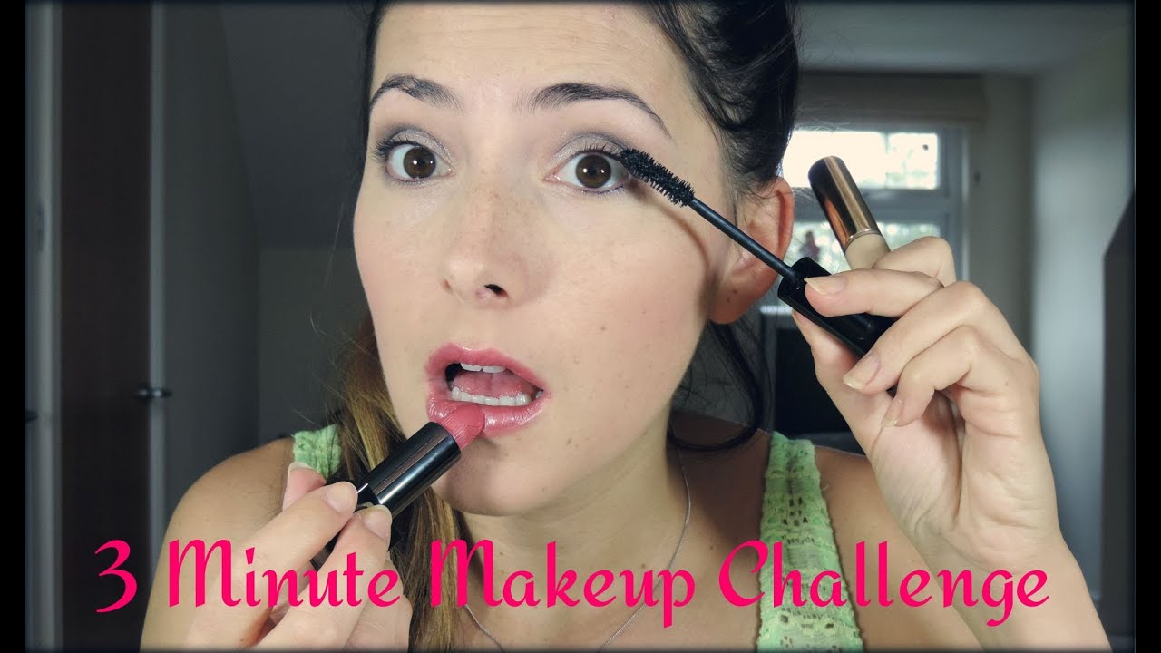 3 Minute Makeup Challenge - YouTube