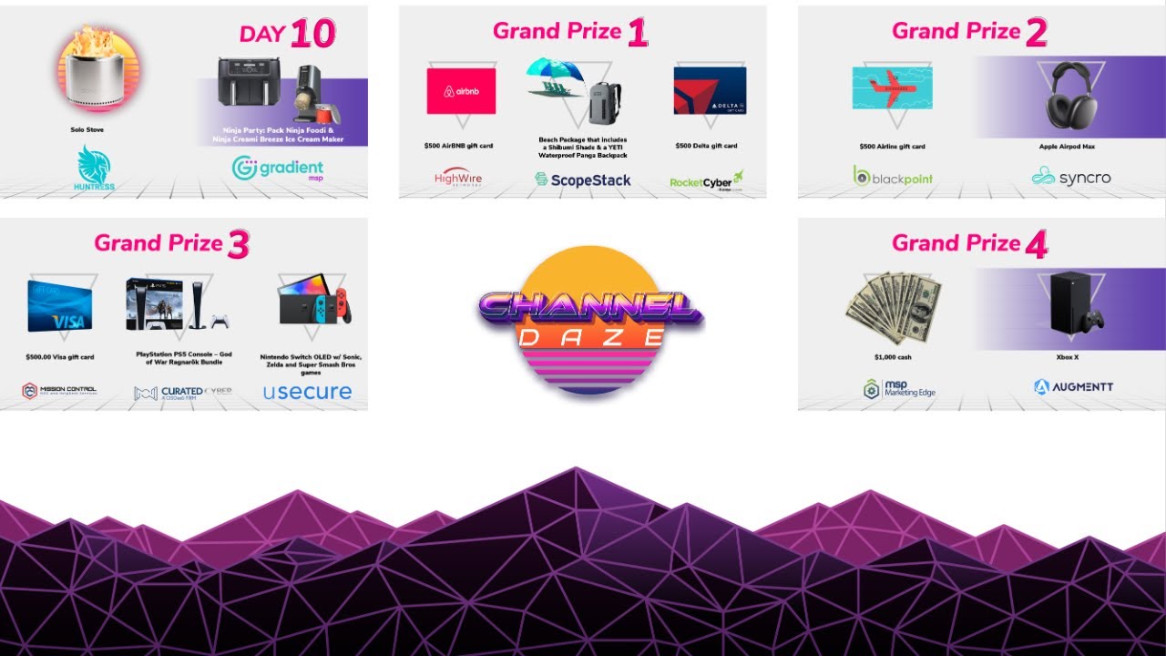 Channel Daze LIVE Drawing - Day 10 & GRAND PRIZES - YouTube
