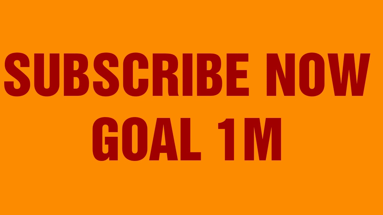 Subscribe 1M - YouTube