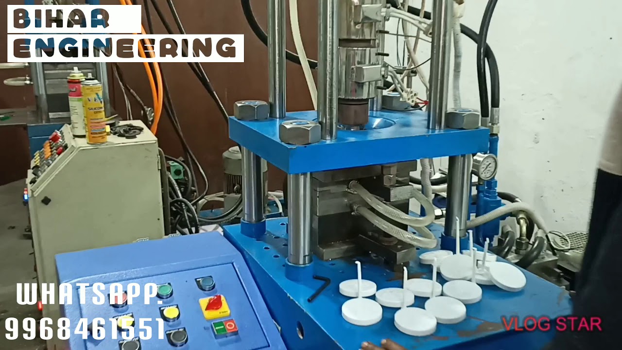 insert vertical plastic molding machine 60 gram capacity... 9968461551 - YouTube