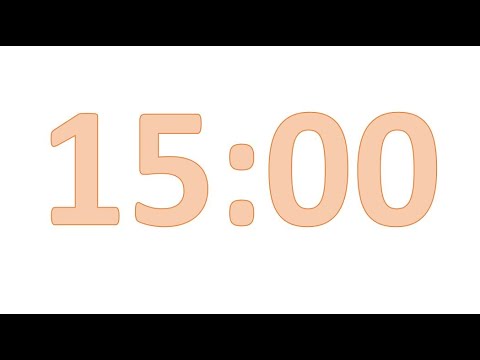 15 Minutes Timer - No Background Music - YouTube