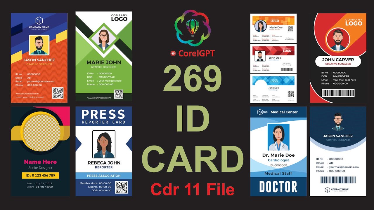 269 ID CARD CDR FILE | ID CARD CDR FILE FREE DOWNLOAD | CorelGPT - YouTube