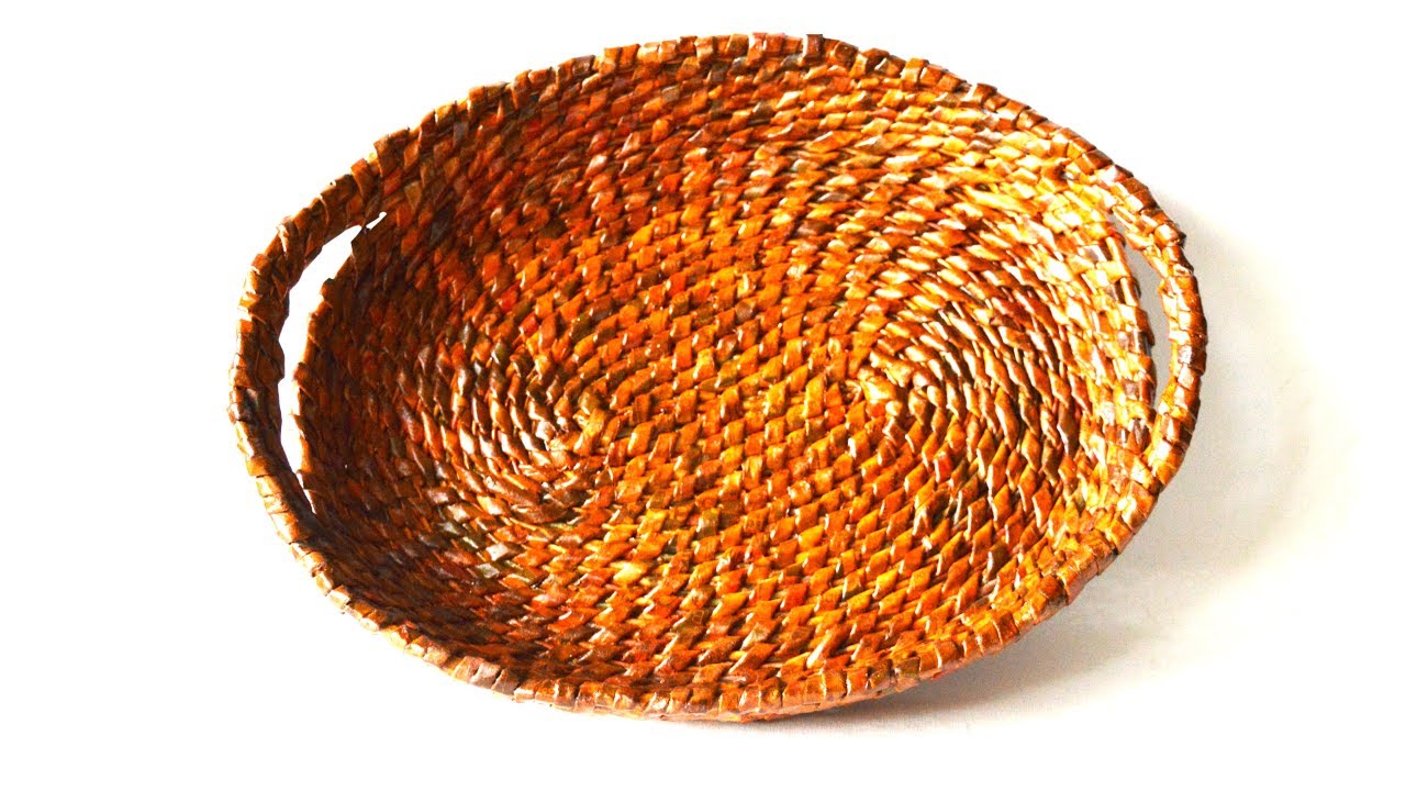 Mestesuguri cu tuburi din hartie - cum se face un cos oval cu ...