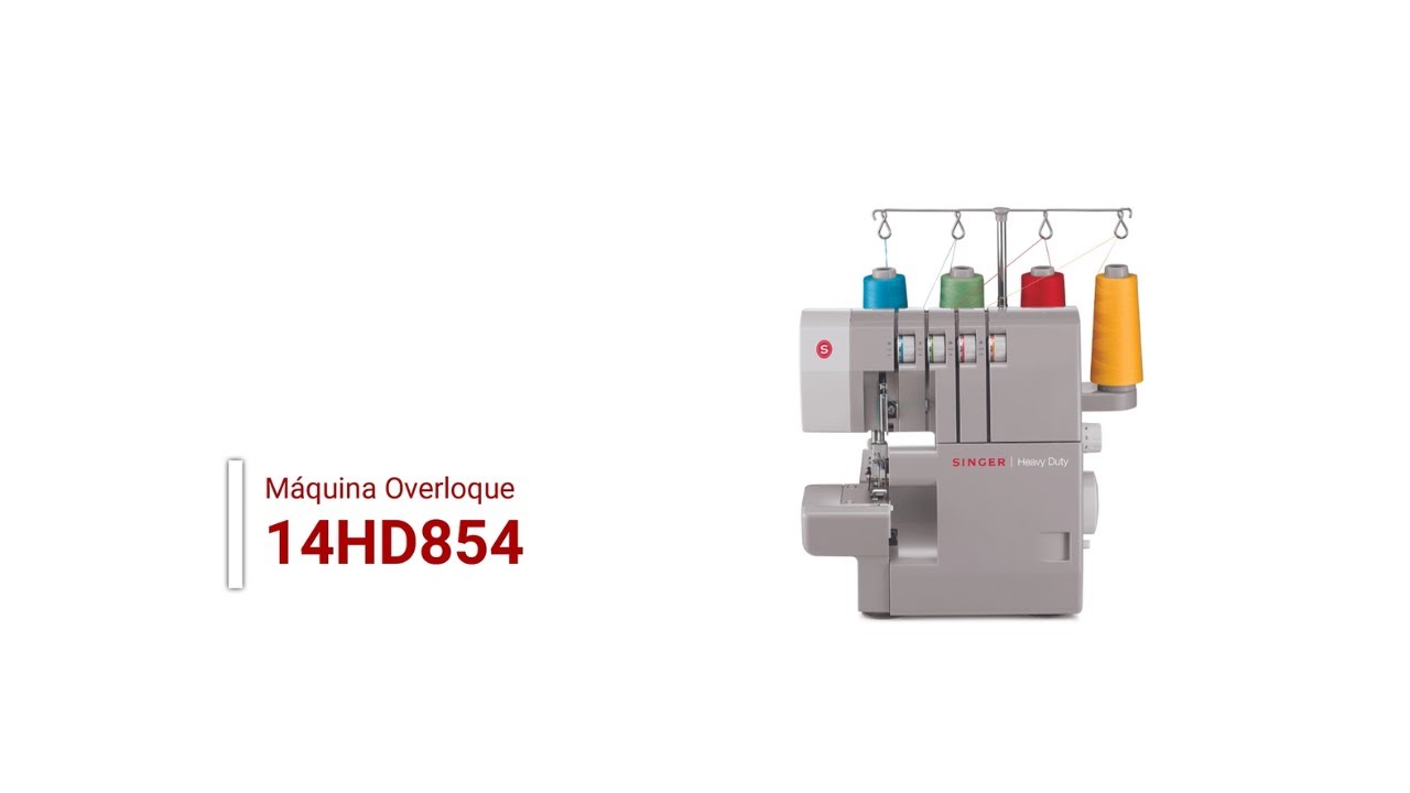 Máquina Singer Ultralock | 14HD854 - YouTube