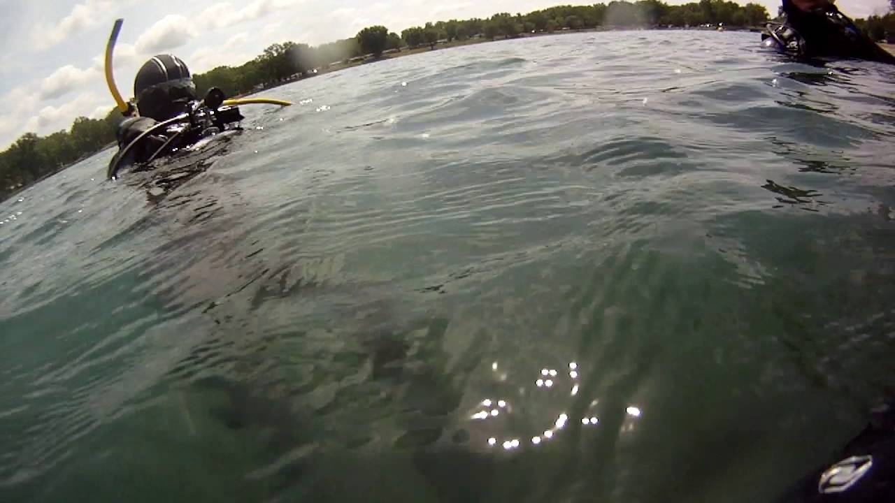 Testing a GoPro in Low Visibility Lake Scuba Dive - YouTube