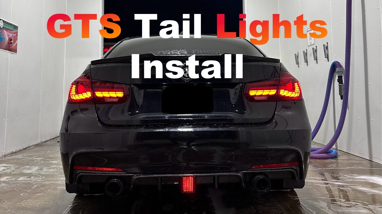 BEST MODIFICATION FOR YOUR F30 !! GTS OLED STYLE TAIL LIGHT - YouTube