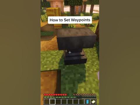How to set waypoints in minecraft! #minecraft - YouTube