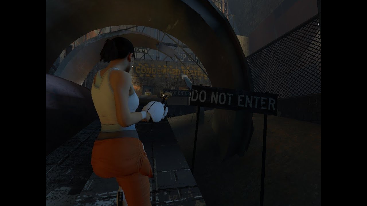 portal 2 third person and different portal guns NO MODS! - YouTube