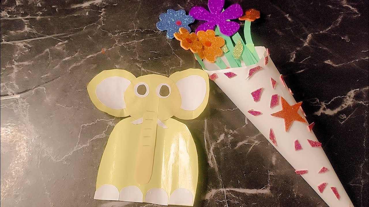 Cute Origami Elephant || Easy Paper Elephant Making || Paper Craft ...