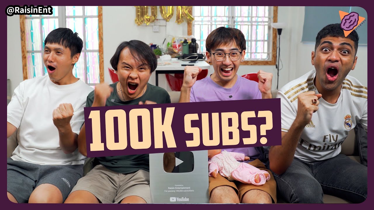 We hit 100k subscribers on Youtube! 终于 100k 订阅者！ - YouTube
