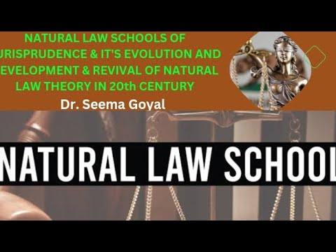 NATURAL LAW SCHOOLS OF JURISPRUDENCE, EVOLUTION and DEVELOPMENT ...