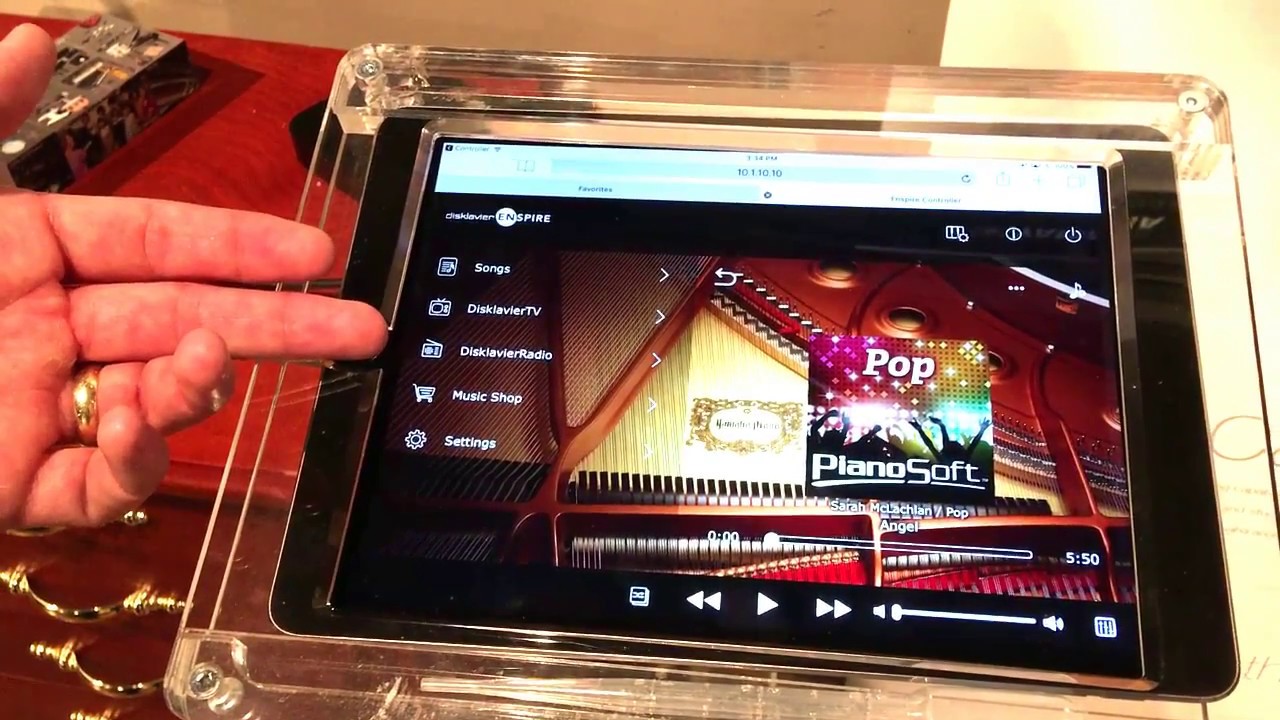 How to set up Yamaha Disklavier Enspire - YouTube