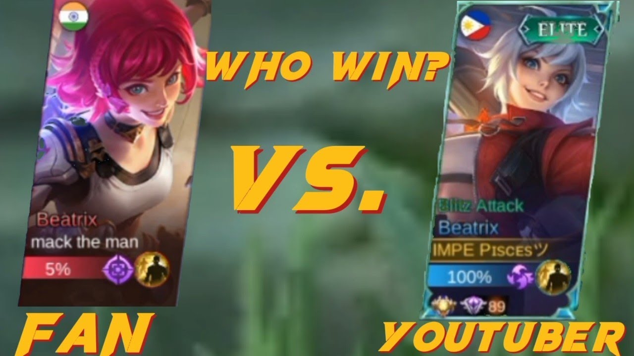 YOUTUBER VS FAN | MOBILE LEGENDS - YouTube